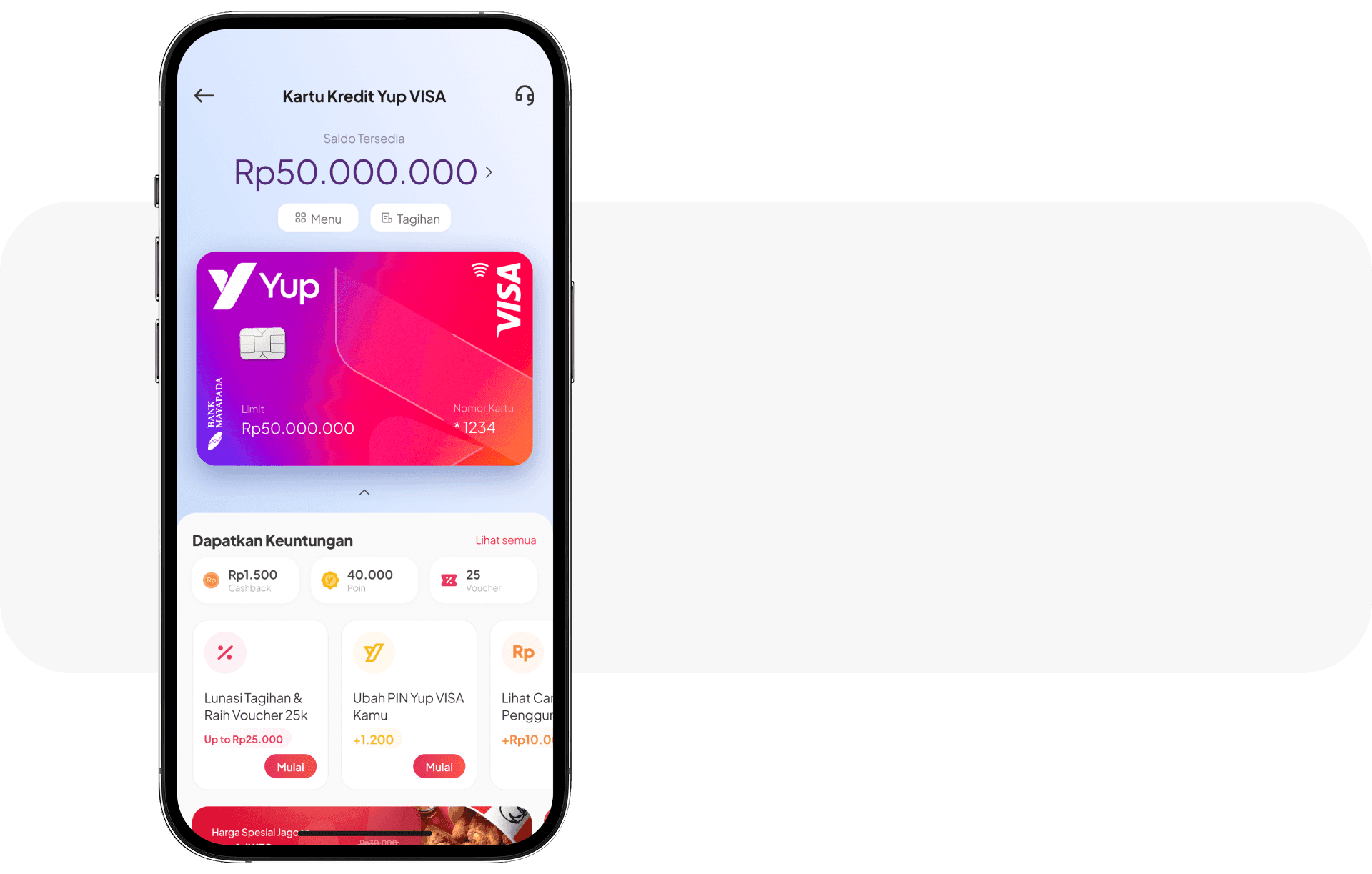 YUP | VISA Credit Card