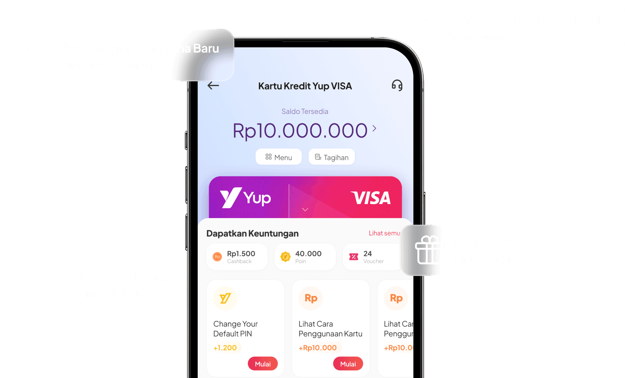 YUP | VISA Credit Card